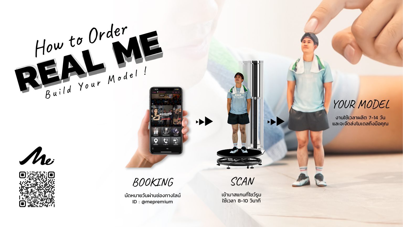 REAL ME | สแกนทำโมเดล 3มิติตัวคุณ ฟิกเกอร์บุคคล Build Your Model - Me ...