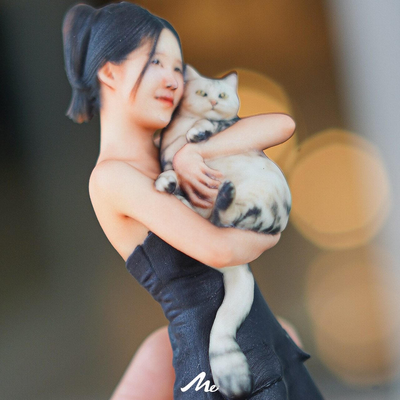 REAL ME+ | โมเดลฟิกเกอร์อุ้มลูก อุ้มสัตว์เลี้ยงหรือ Prop ต่างๆ แสกนทำ ...