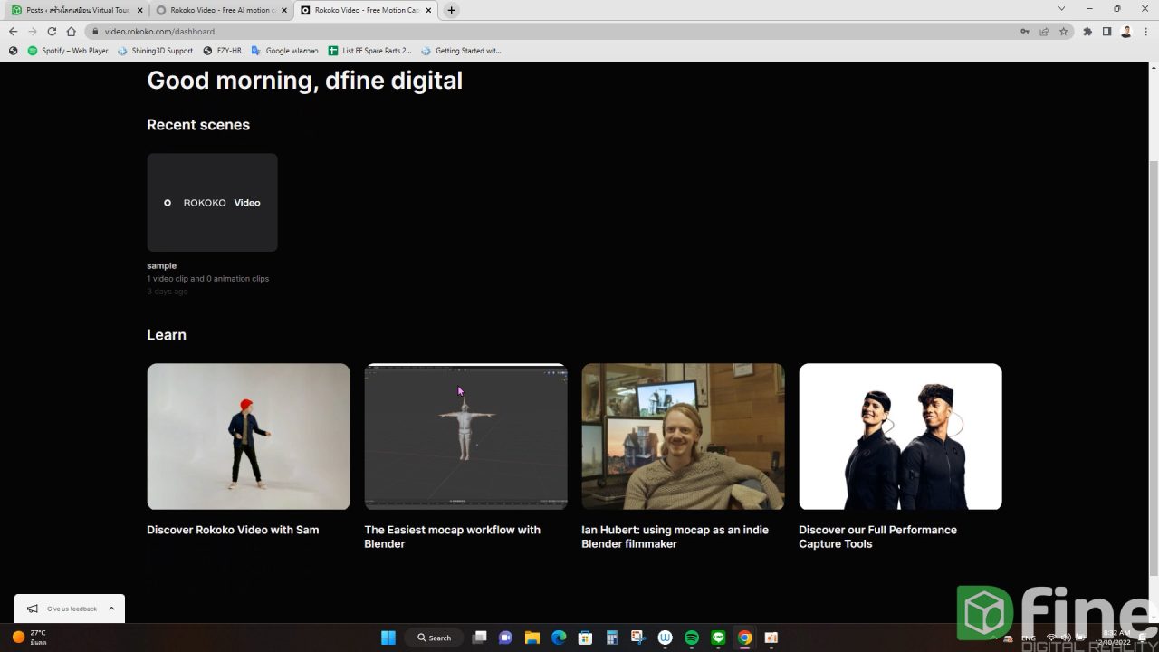 Rokoko Video บริการใหม่ สร้างMocapง่ายๆด้วยวิดีโอ ทำอย่างไร? - Me ...