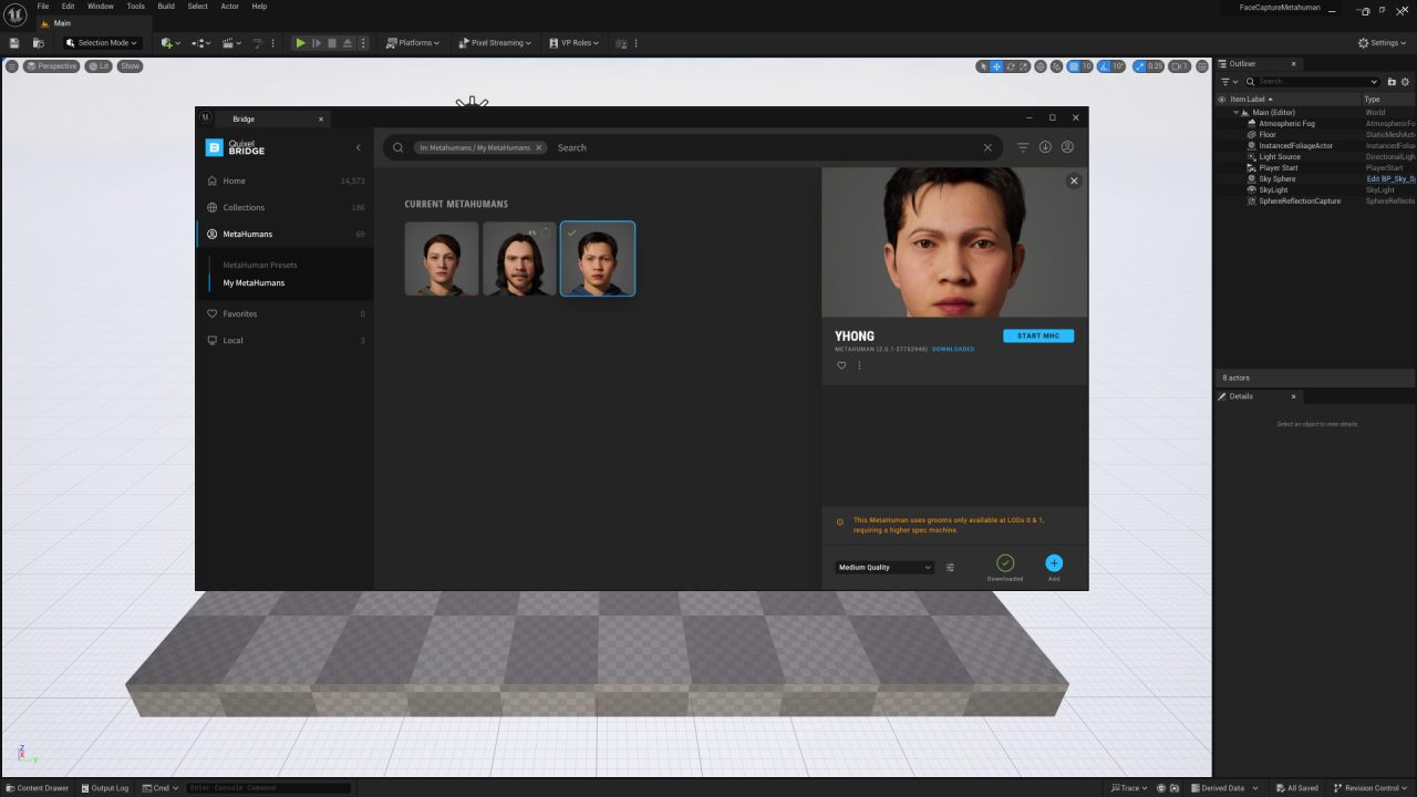 บันทึก Mocap ใบหน้าไปใช้กับ Meta Human ด้วย Rokoko Face Capture - Me ...