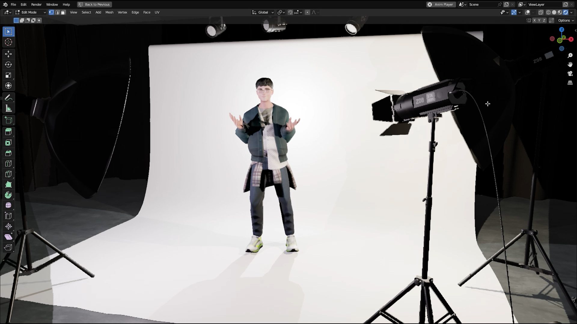 แสดง MOCAP แบบสดๆในโปรแกรม Blender ผ่านระบบ Live Streaming - Me Premium ...