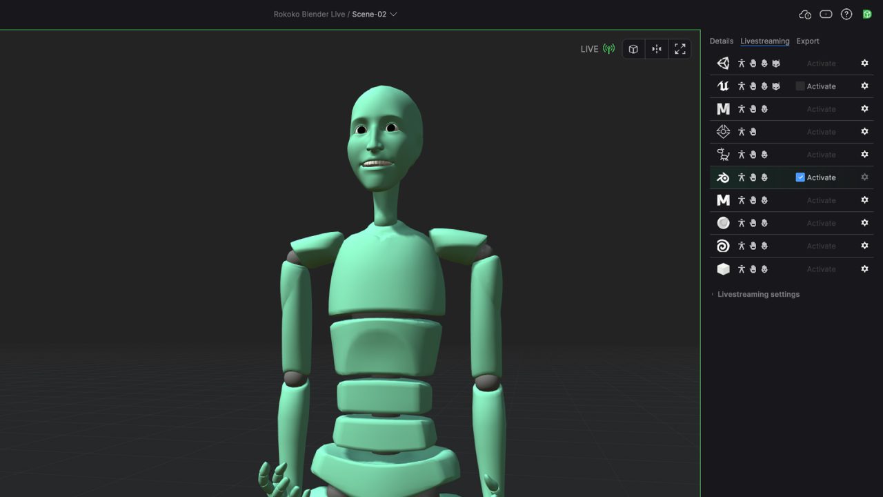 แสดง MOCAP แบบสดๆในโปรแกรม Blender ผ่านระบบ Live Streaming - Me Premium ...
