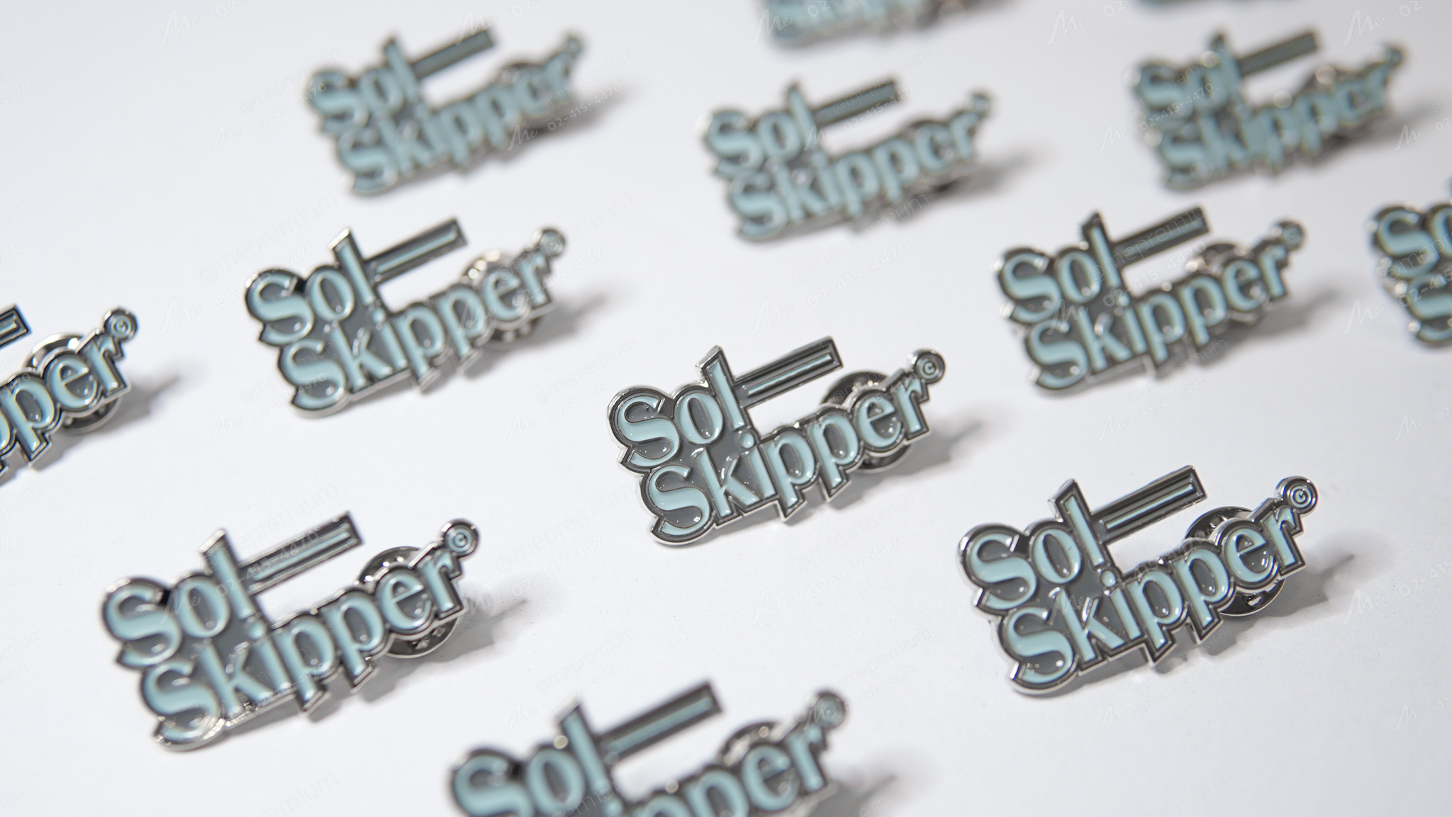 งานเข็มกลัดโลโก้ SOL SKIPPER แบบ 2 มิติ ลงสี Enamel - Me Premium Gift ...